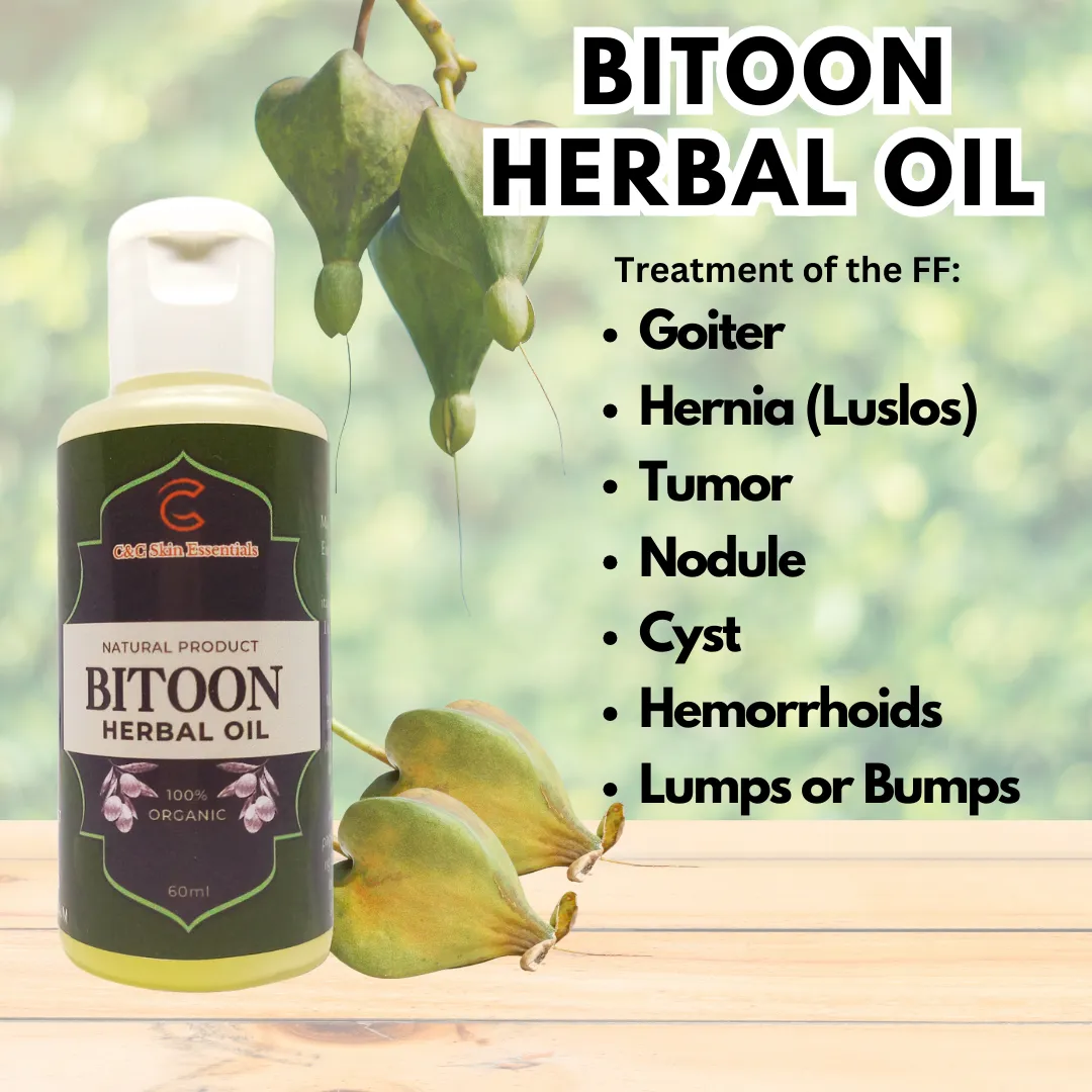 Original Bitoon Herbal Oil 60ML: Effective Gamot sa BUKOL, CYSTS, TUMOR, GOITER, NODULE, LUMPS ...