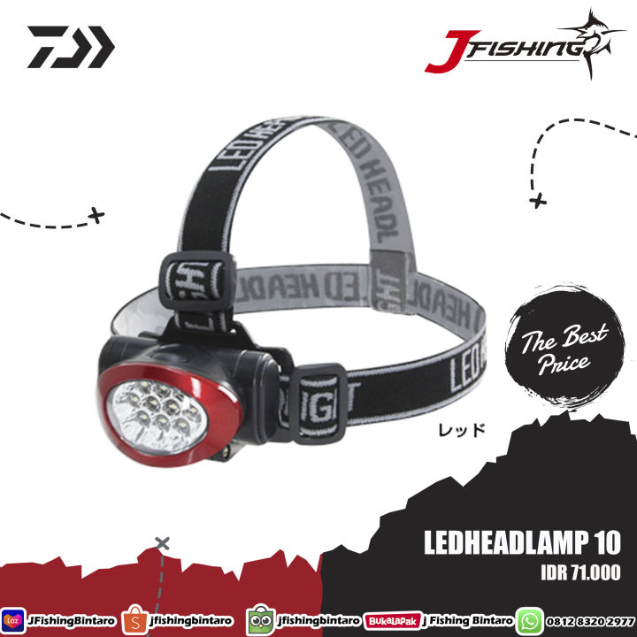 HEAD LAMP / SENTER KEPALA OGK SVR LED 10 OG7233 - 3 Mode + Baterai ...