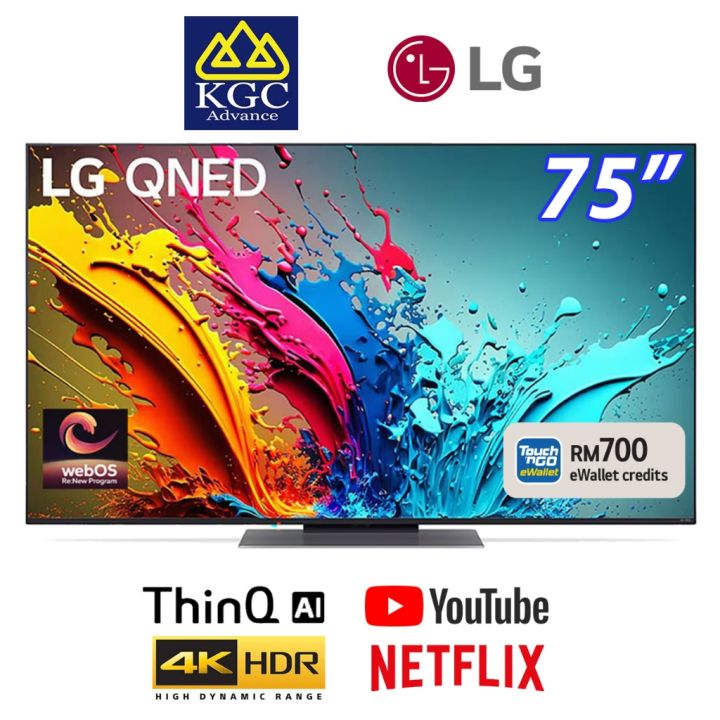 (Free Ship) LG 75" QNED86 75QNED86TSA Full-Array LED AI Smart 120Hz ...