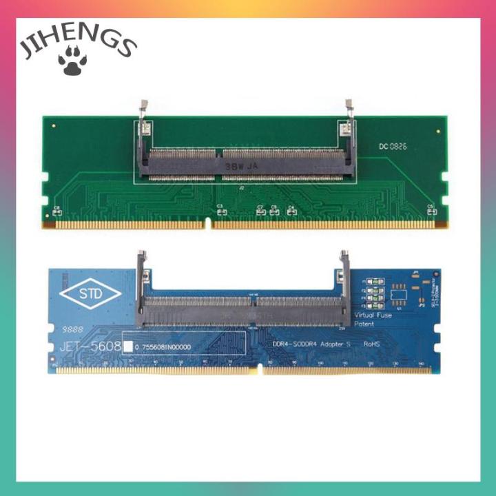 Jihengs Ddr3 Ddr4 Ddr5 Laptop To Desktop Memory Adapter Card So Dimm To Pc Dimm Card Ddr3 Ddr4