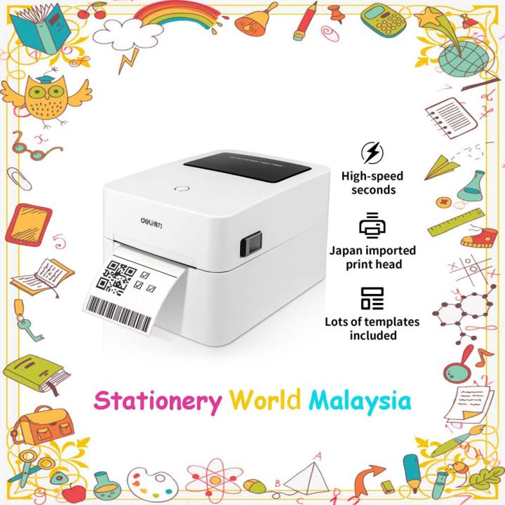 SWM Deli A6 Thermal Waybill Barcode Consignment Note Printer DL-740CS ...