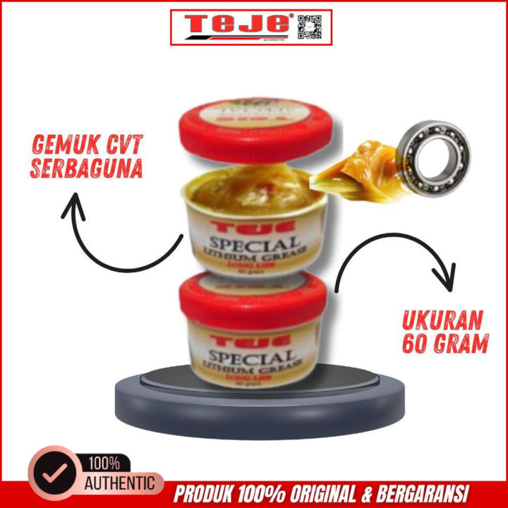 Gemuk Lithium Grease CVT Motor Matic Bearing Komstir Anti Panas Tahan ...