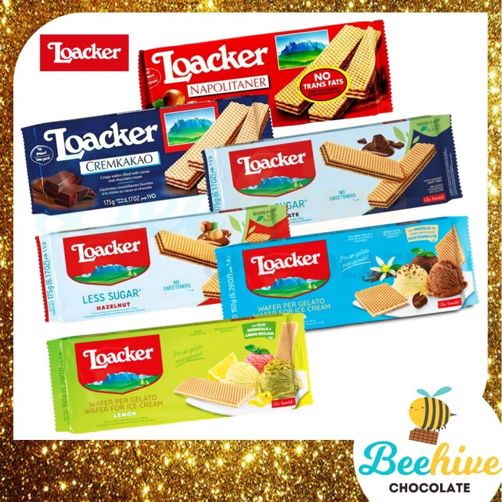 Loacker Wafer [Napolitaner/Vanilla/Cremkakao/Gardena/Less Sugar/Ice Cream/Multigrain/Thins/Maxi ...
