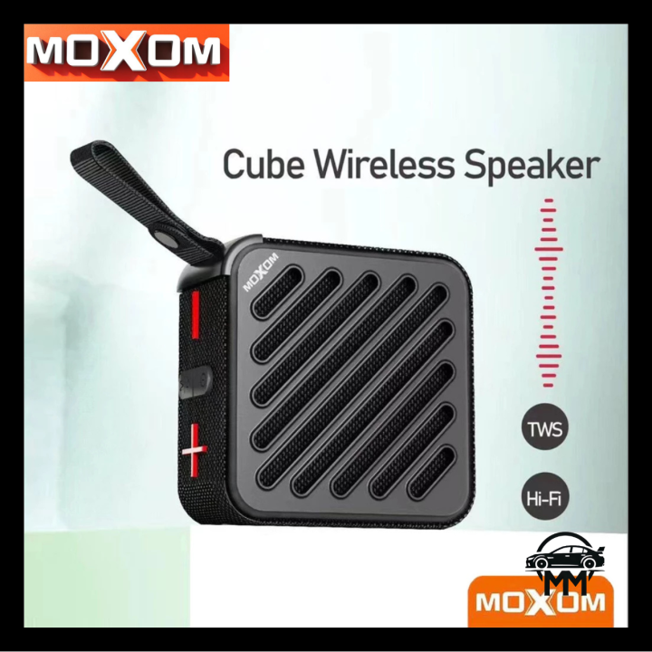 MOXOM SK61 Mini Cube Wireless Speaker Bluetooth TWS Lanyard Stereo ...