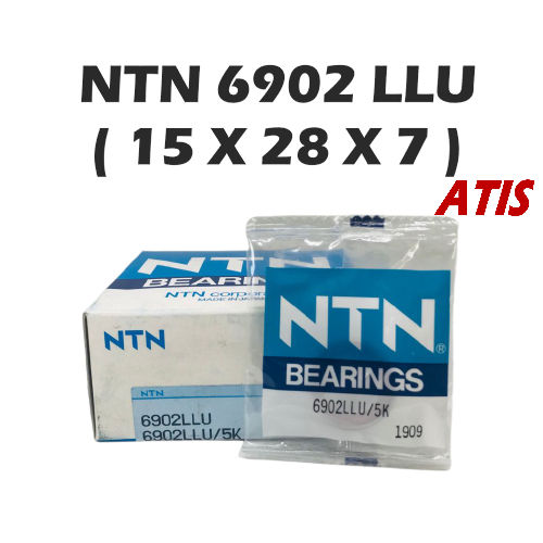 NTN 6902 ZZ ( 15 x 28 x 7 ) 100% ORIGINAL Made In JAPAN Shielded Type ...