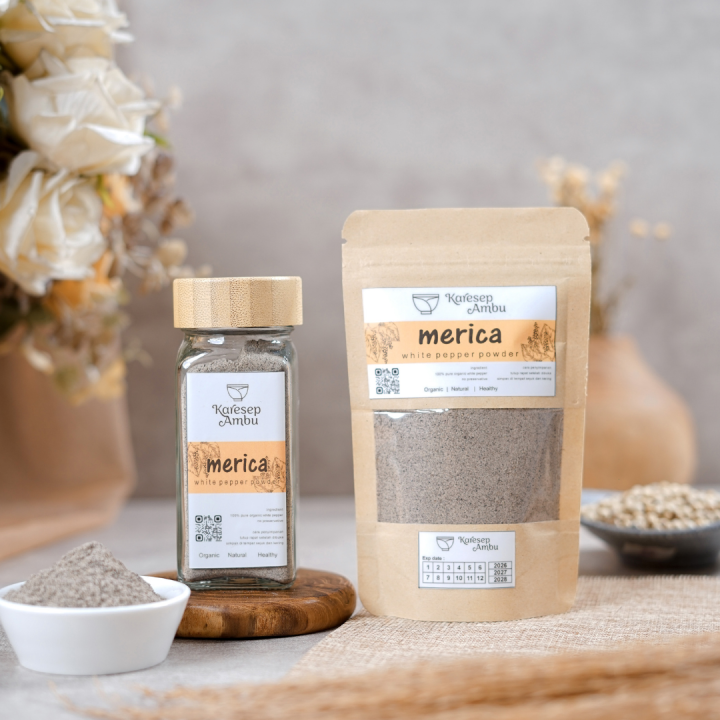 Merica / White Pepper Powder - Bumbu Dapur Rempah Premium Asli Murni ...