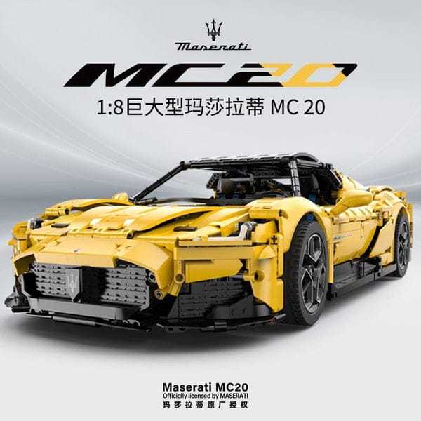 RASTAR Bricks 93510 Maserati MC20 Official Licensed 1/8 Scale | Lazada ...