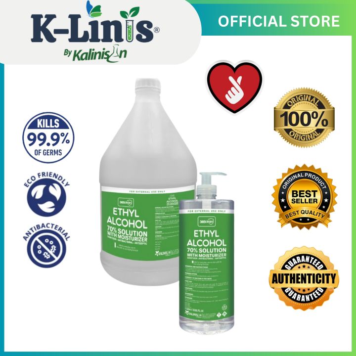 Kalinisan Ethyl Alcohol with Moisturizer 1 gallon | Lazada PH