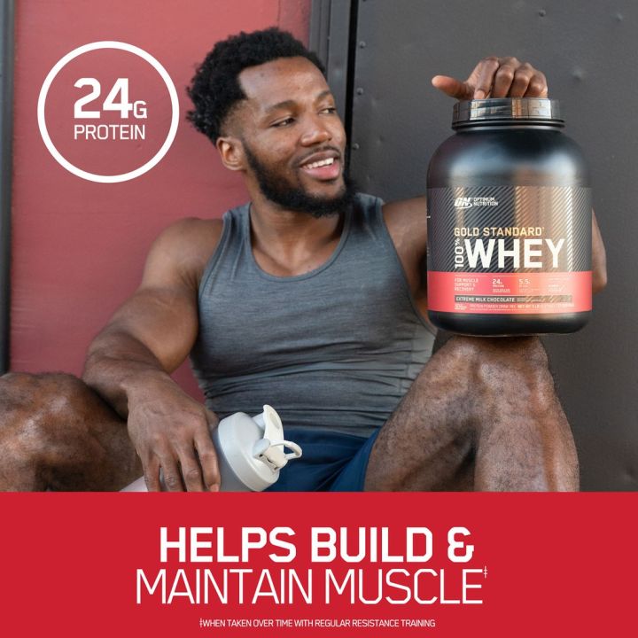 10% EXTRA - Optimum Nutrition Gold Standard 100% Whey Protein 5.5 lbs | Lazada PH