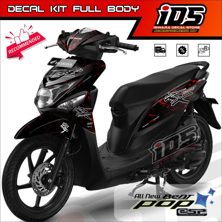 Decal Beat Pop Full Body Dekal Stiker Beat Pop Full Body Desain ...
