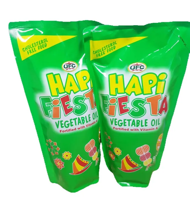 UFC HAPI FIESTA Vegetable Oil (2 pouches x 900 ml) | Lazada PH