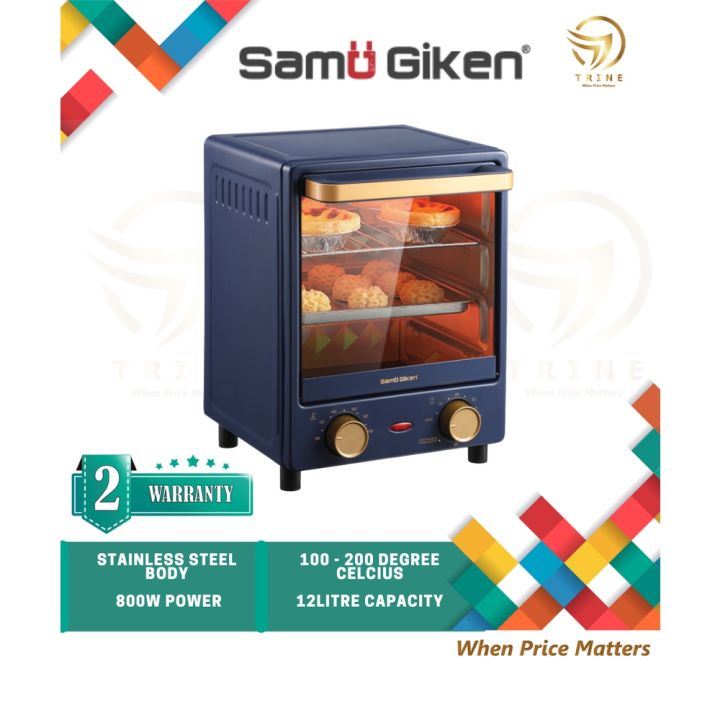 Samu Giken Vertical Multi Purpose Electric Oven 12L, Model: EO12BE | Lazada