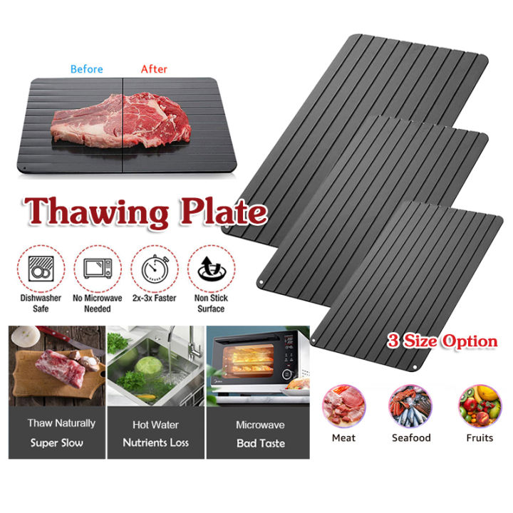 Fast Defrosting Tray Thaw Frozen Food Meat Fruit Quick Defrosting Plate ...