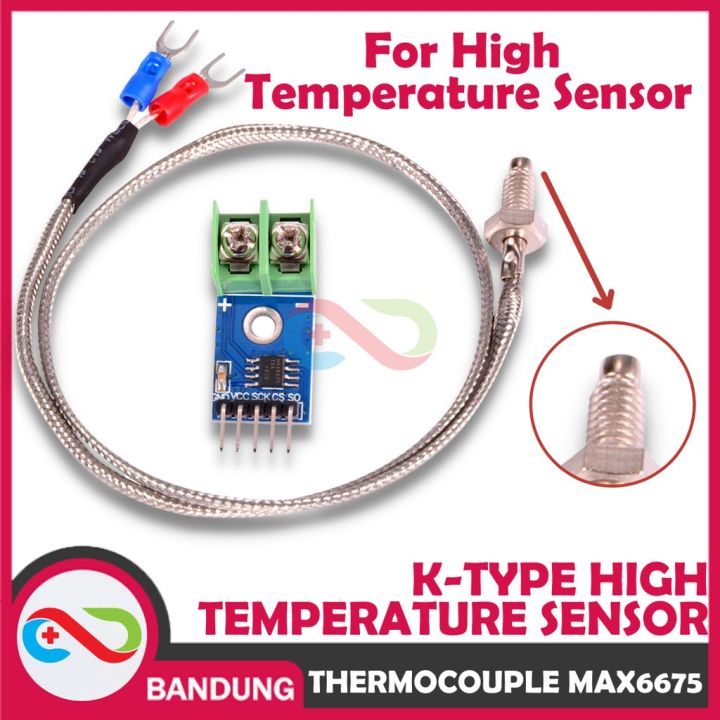 K TYPE-K THERMOCOUPLE MAX6675 MODULE HIGH TEMPERATURE SENSOR FOR ...