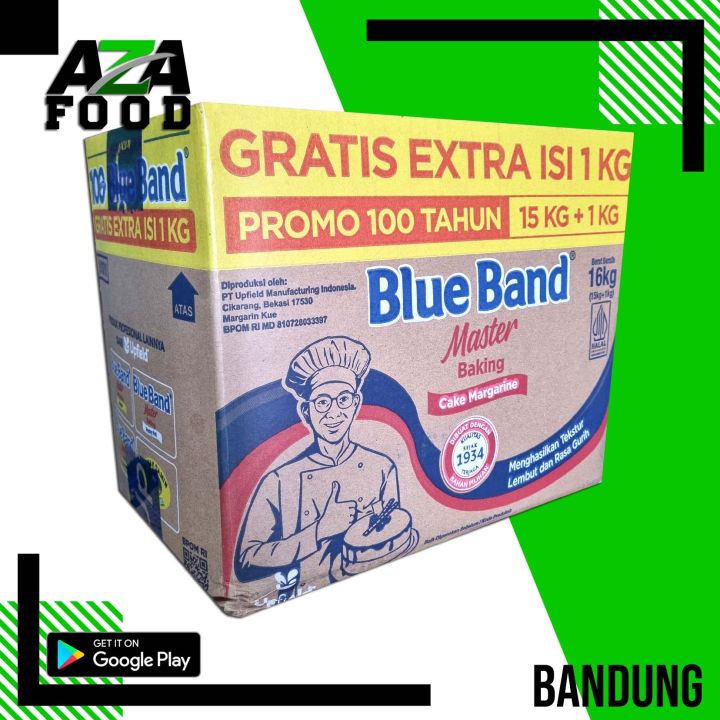 Blue Band Master Cake Margarine Serbaguna Repack 1 Kg / Bantal 1 Kg ...
