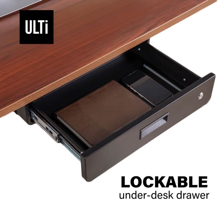 ULTi Lockable Storage Drawer for Standing Desk, Office & Study Table ...