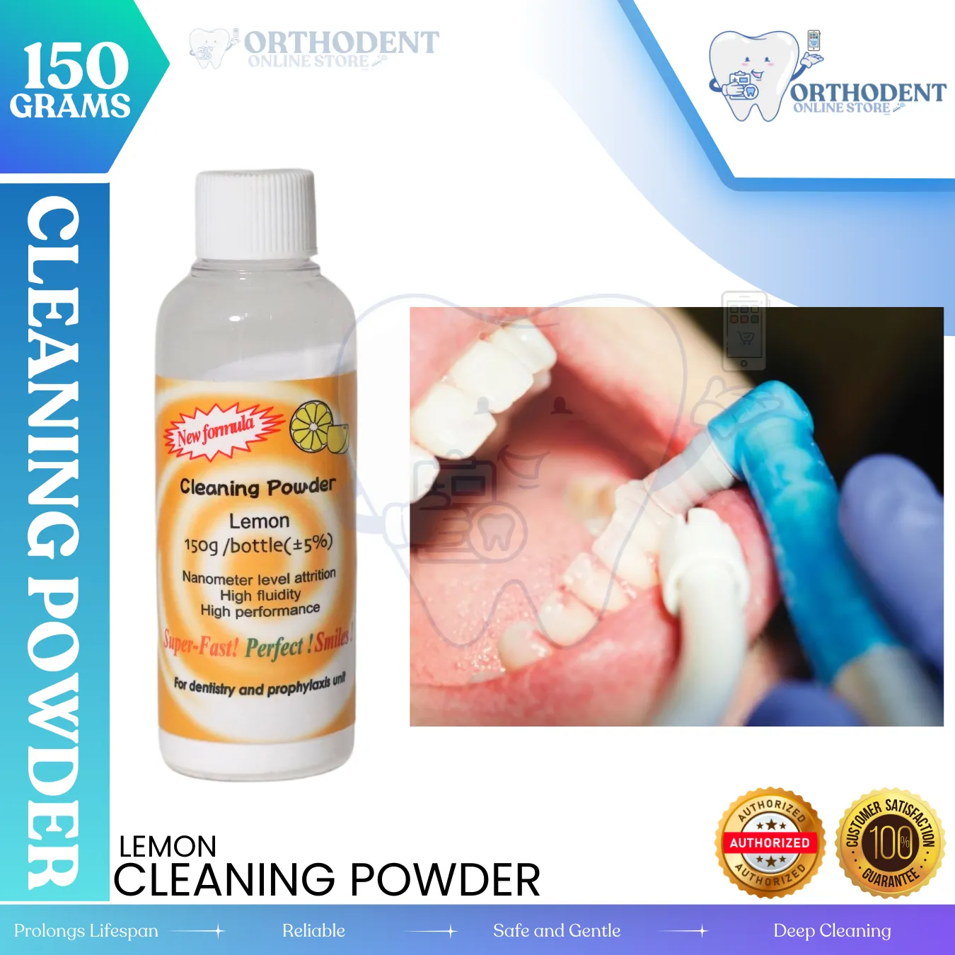 Orthodent2021 | Lemon-Flavored Dental Air Prophy Powder for Effortless ...