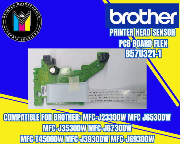 Brother Printer Head Sensor PCB Board Flex B57U321-1 Compatible for ...