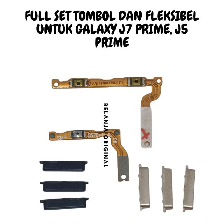 FLEXIBLE SET TOMBOL LUAR DALAM ORI I00% UNTUK SAMUNG GALAXY J7 PRIME ...