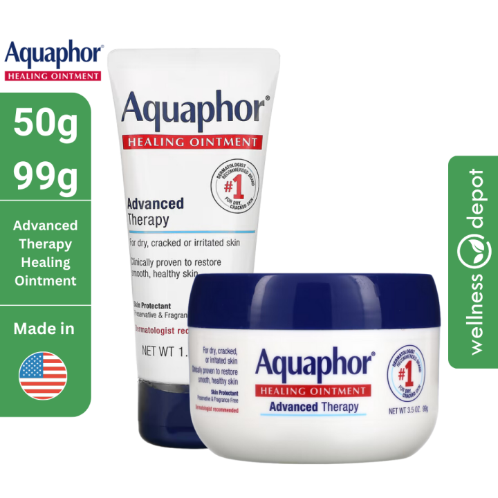 Aquaphor Healing Ointment Skin Protectant / Dry Skin Moisturizer ...