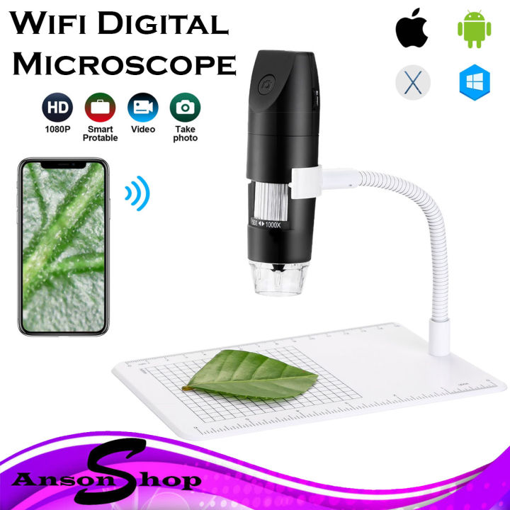 Wireless Wifi Digital Microscope with Android/ iOS Smartphone or Tablet ...