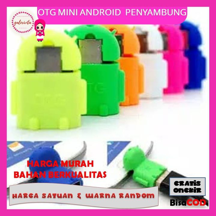 OTG Mini Android Penyambung Flashdisk / Connector OTG Mini Android ...