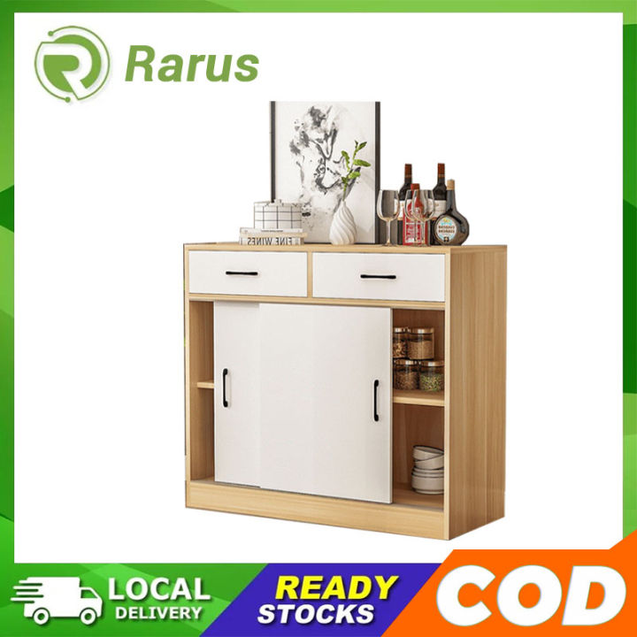 Rarus Simple Sliding Door Side Cabinet Storage Cabinet Multi-Functional ...