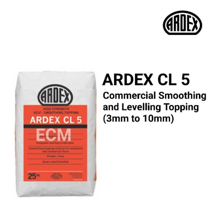 ARDEX CL 5 (25KG BAG) Commercial Self Levelling Topping , Smoothing of ...