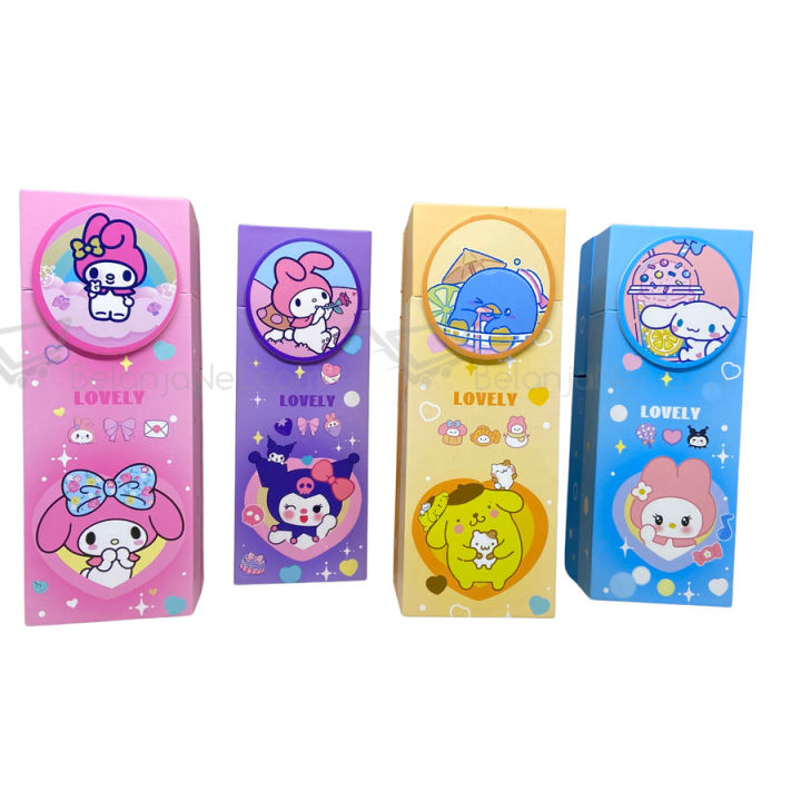 Kotak Pensil Karton Rak Berdiri Tingkat | Pencil Case Box Unik Lucu ...