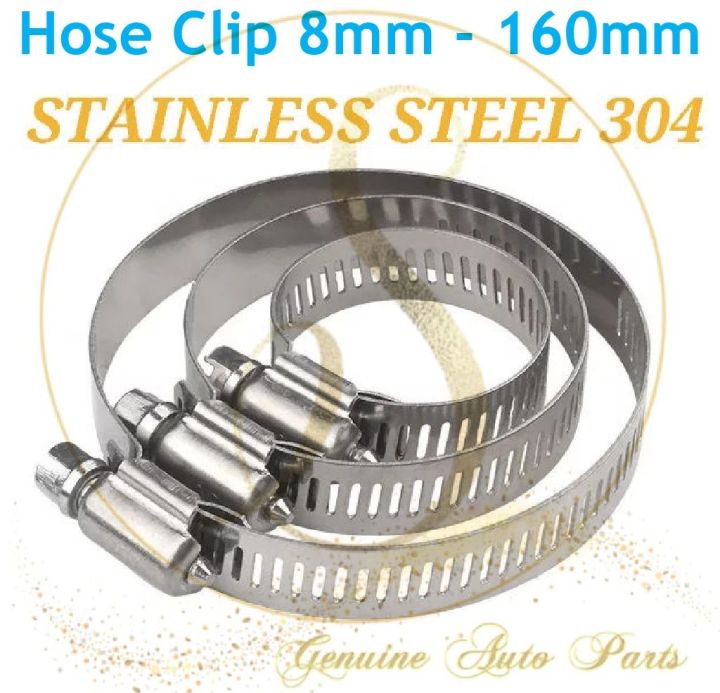 High Quality 304 Stainless Steel Hose Clip Clamp Adjustable Hose Pipe ...