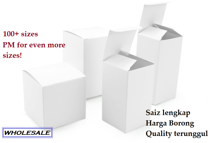 Paper box white packing box gift box wholesale/ folding paper container ...