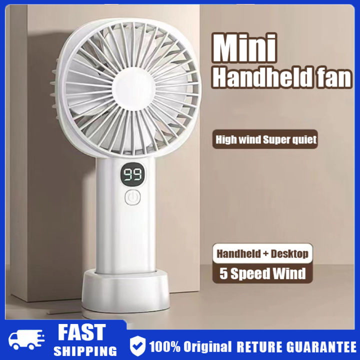 【COD/Original】Mini Usb Handheld Fan Rechargeable Portable Cooling Fan ...