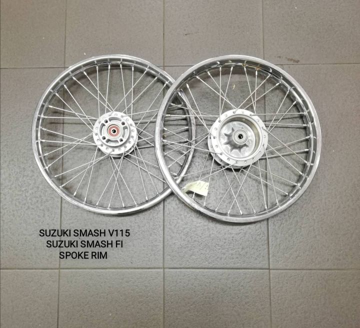 SUZUKI SMASH FI/SUZUKI SMASH V115 SPOKE RIM ORIGINAL SUZUKI | Lazada