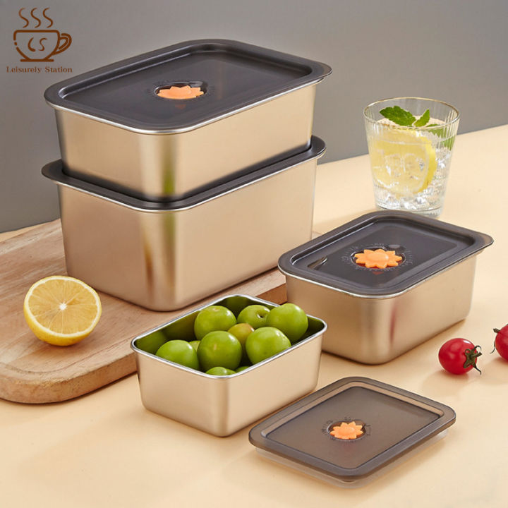 3000ML Food Preservation Container Household Vegetable and Fruit Sealed ...