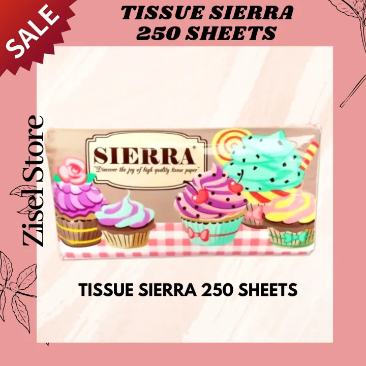 TISSUE SIERRA 250 SHEETS TISSU HALUS TISU WAJAH SIERRA 250S 2PLY ...