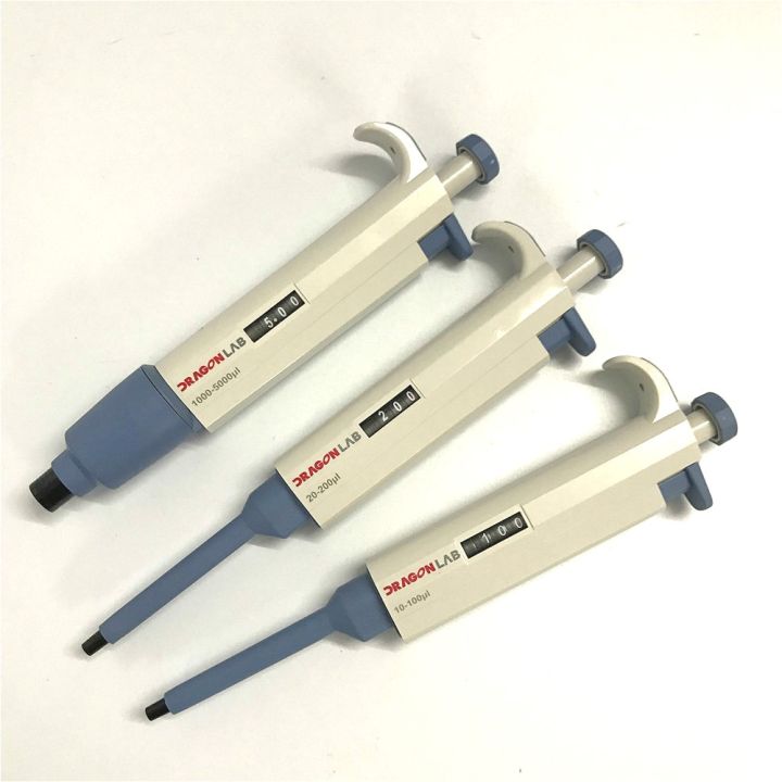 DLab Pipettor Single-channel Adjustable Volume Mechanical Pipette ...