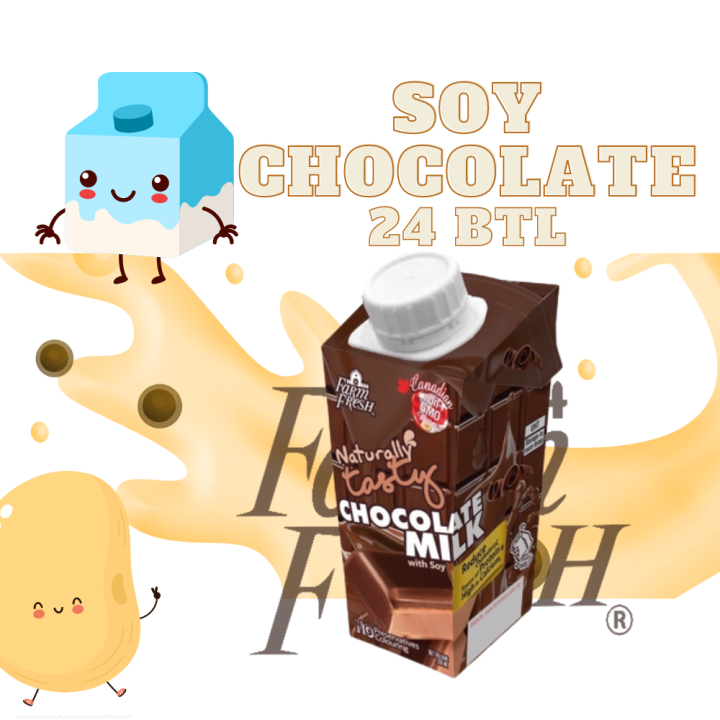 FARM FRESH UHT SOY MILK /SOY CHOCOLATE 200ML 12BTL/24BTL | Lazada