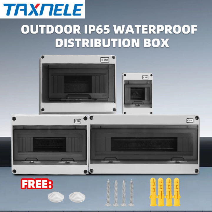HT Series Junction Box 5/8/12/15/18/WAY PC Plastic Outdoor Electrical IP65 Waterproof ...