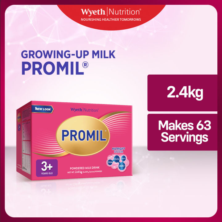 Wyeth® Promil® Four powdered milk drink for pre-schoolers over 3 years ...