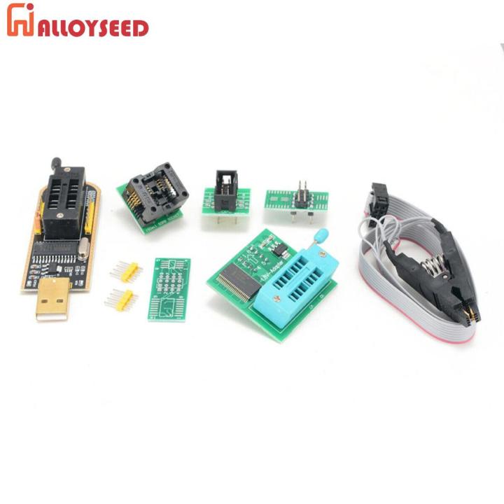 CH341A Programmer Complete Kit With Status Indicator Light SOIC8 SOP8 ...