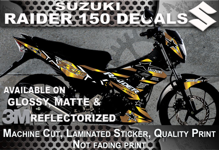 Raider 150 decals Star Edition (sticker decals only) | Lazada PH