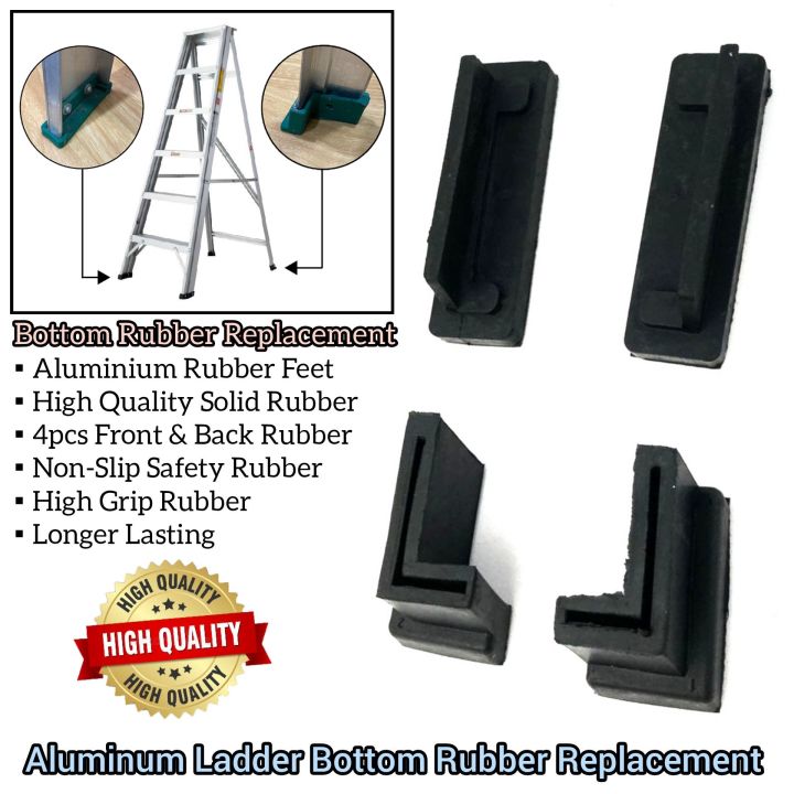 Aluminium Single Ladder Step Multipurpose Ladder Rubber Bottom ...