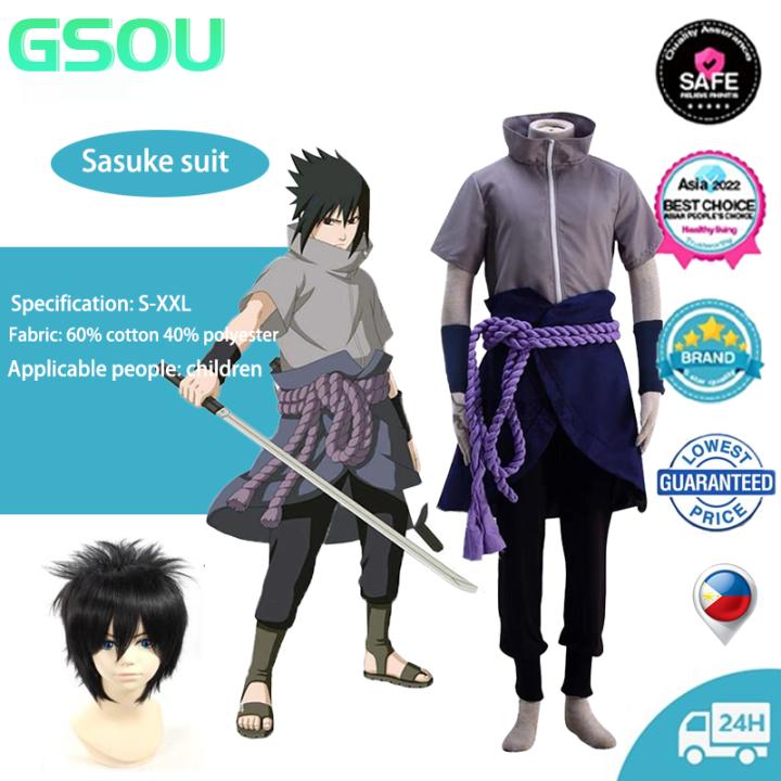 Uchiha Sasuke Cosplay Halloween Costume Anime Haruto Shippuden Third ...