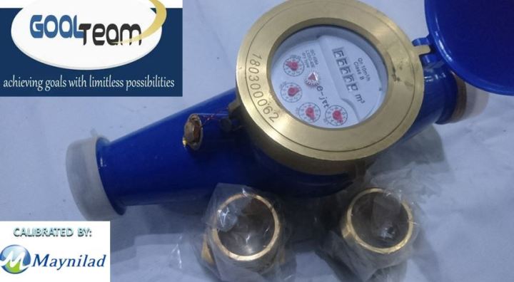 Water Meter E-jet 1-1/2 in (40mm) Brass Body (E) w/ Maynilad ...