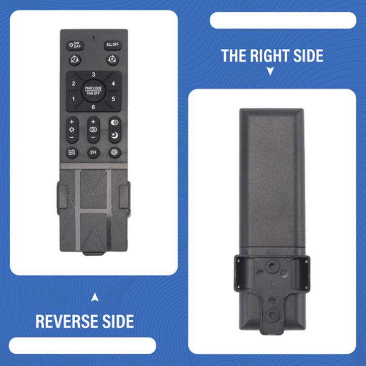 Ceiling Fan Remote Control Kit with 6 Speed Settings Replacement ...