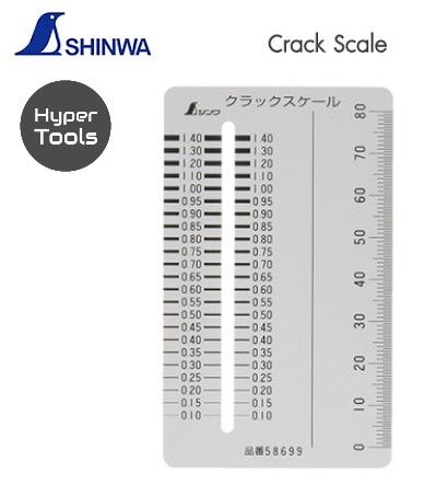SHINWA (Japan) Crack Scale (Metal Card Type) (Model: 58699) | Lazada