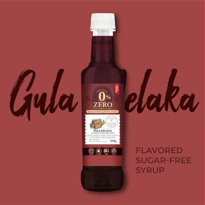 Zero Sugar-Free Gula Melaka Syrup - 0 Fat Low Calorie Gula Jawa Coconut ...