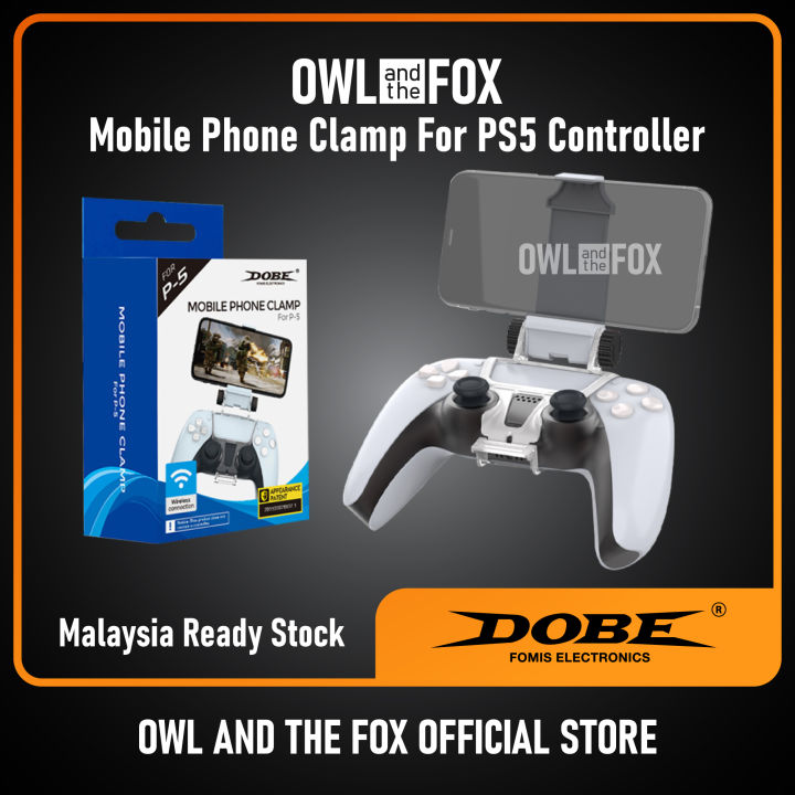 DOBE PS5 Controller DualSense Smart Phone Clamp Clip Holder Grip Mount ...