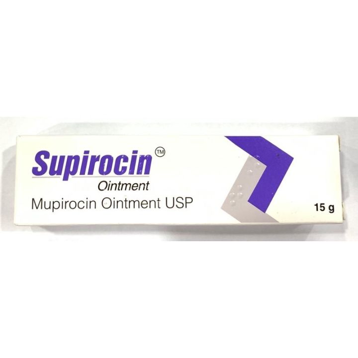 Supirocin ointment (mupirocin) 15g antibiotik | Lazada