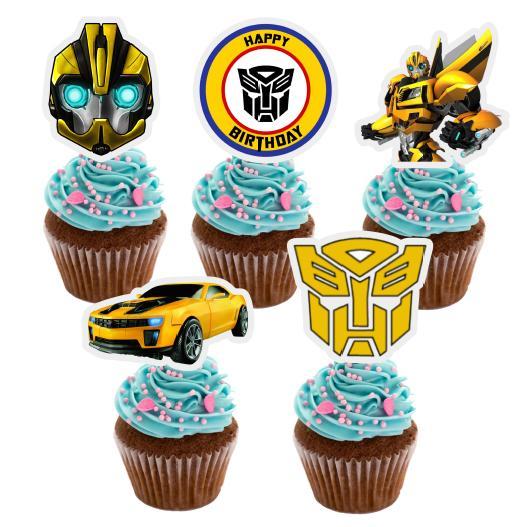 25pcs Bumblebee Cupcake Topper | Lazada